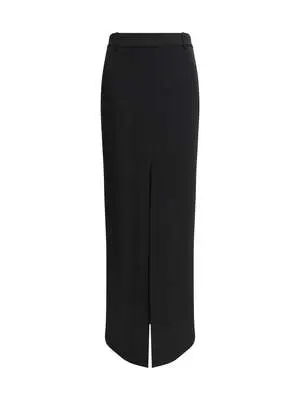 TOM FORD Tailored Crepe Envers Satin Skirt - Black