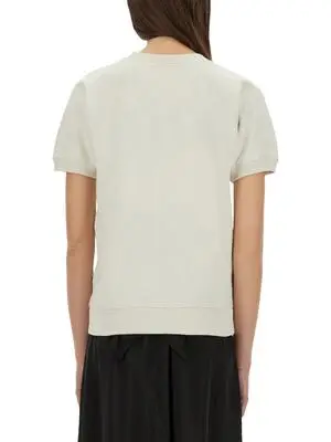 MAISON MARGIELA Short-sleeved Sweatshirt - Cream