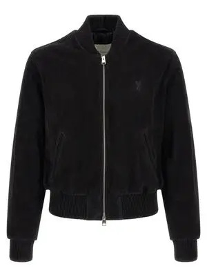 AMI Paris Ami Paris Men 'Ami De Coeur' Jacket Black