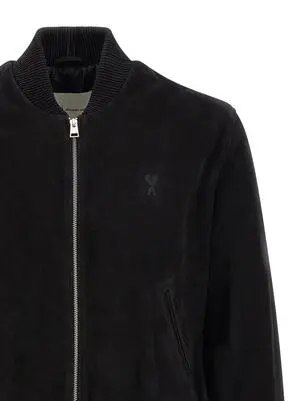 AMI Paris De Coeur' Jacket - Black