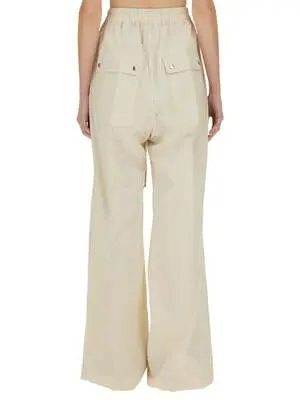 Rick Owens Wide Leg Pants - Cream
