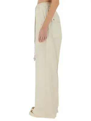 Rick Owens Wide Leg Pants - Cream