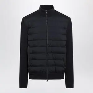 Moncler Padded Cardigan - Blue