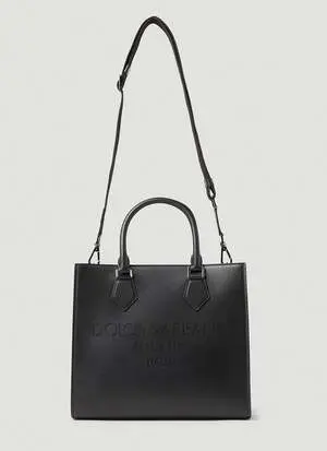 Dolce & Gabbana Debossed Logo Tote Bag