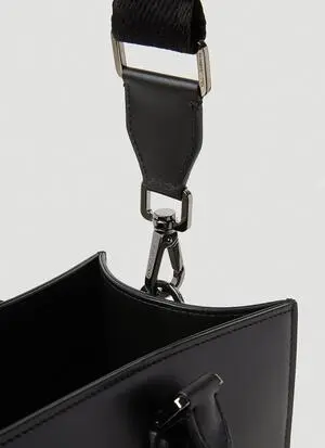 Dolce & Gabbana Smooth Grain Leather Tote Bag With Debossed Logo