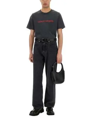 COURREGES Logo Print T-shirt