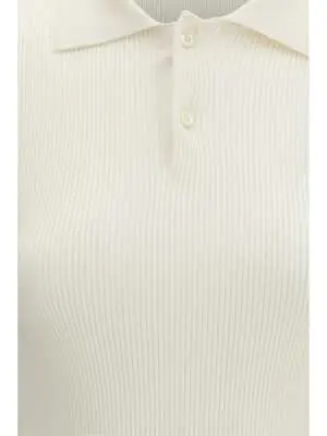 RIER Long-sleeve Silk Polo