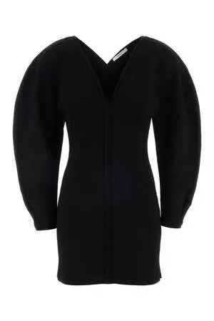 Givenchy Stretch Viscose Blend Cocoon Mini Dress - Black