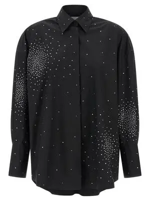 Giuseppe Di Morabito Rhinestone Shirt - Black