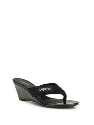 Coperni Lift Flip-flop Sandals - Black