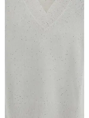 Brunello Cucinelli Sparkling Linen T-shirt