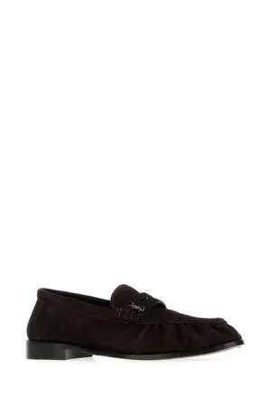 Saint Laurent Dark Suede Loafers