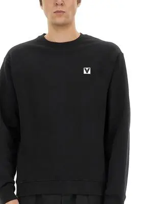 Valentino Garavani Cotton Sweatshirt - Black