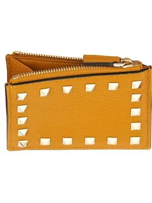 Valentino Garavani Rockstud Wallet - Orange