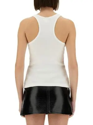 COURREGES Ribbed Tank Top