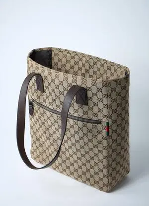 Gucci Medium Gg Canvas Tote Bag