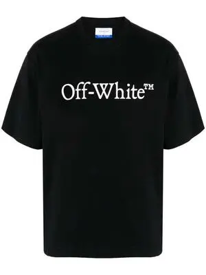 Off-White Big Bookish Skate Cotton T-shirt - Black