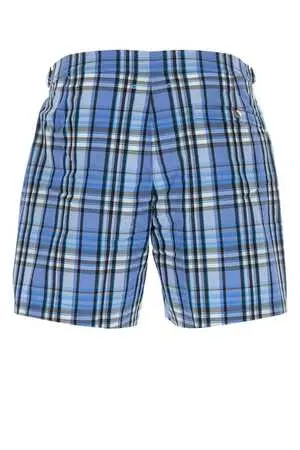 Burberry Embroidered Polyester Blend Swimming Shorts