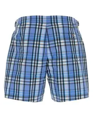 Burberry Embroidered Polyester Blend Swimming Shorts - Multicolor
