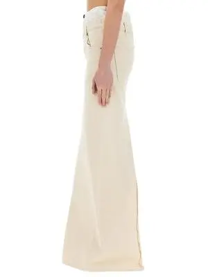 MAISON MARGIELA Cotton Skirt - Cream