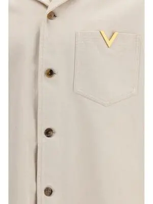 Valentino Garavani Signature Vlogo Bowling Shirt - Multicolor