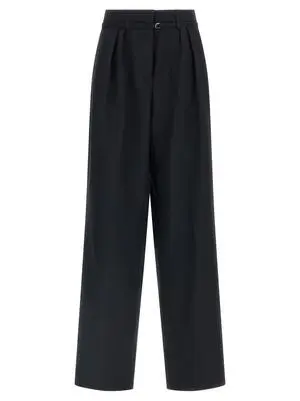 Dries Van Noten Peacha Wide Leg Trousers - Black