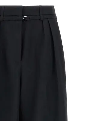 Dries Van Noten Peacha Wide Leg Trousers - Black