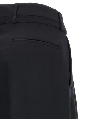 Dries Van Noten Peacha Wide Leg Trousers - Black