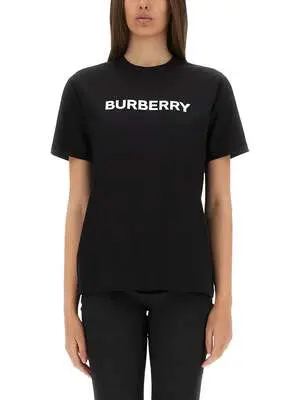 Burberry T-shirt With Logo - Black