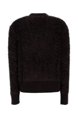 FERRAGAMO Dark Boucle Cardigan - Brown