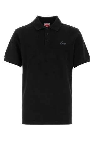 Kenzo Piquet Polo Shirt - Black