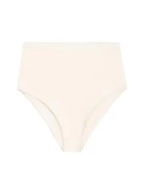 JIL SANDER Bikini Briefs With Logo - Cream