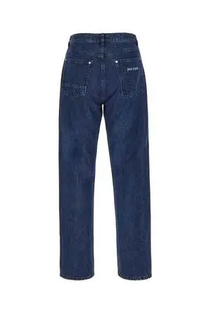 Palm Angels Straight Leg Denim Jeans