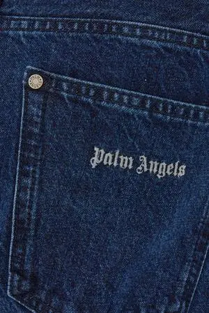 Palm Angels Straight Leg Denim Jeans