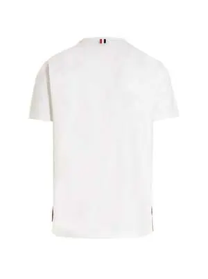 Thom Browne Logo Band Jersey T-shirt - White