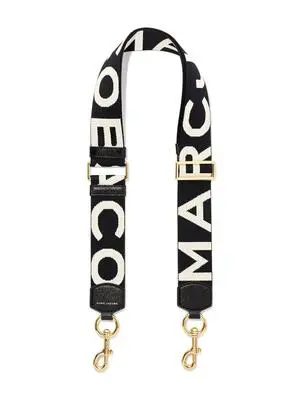 Marc Jacobs The Logo Webbing Strap - Black