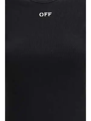 Off-White Off Stamp Rib Basic T-shirt