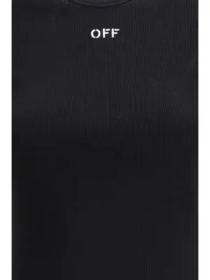 Off-White Off Stamp Rib Basic T-shirt - Black
