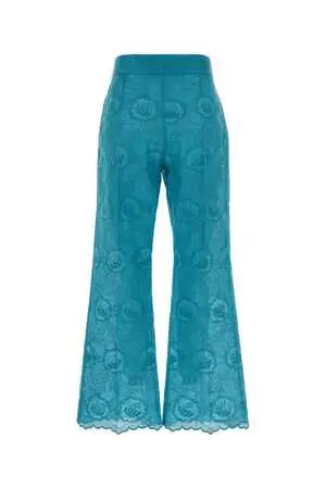 Valentino Garavani Light Lace Pants - Blue