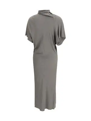 Rick Owens Asymmetric Midi Dress