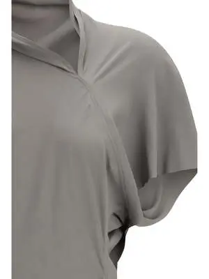 Rick Owens Asymmetric Midi Dress - Gray