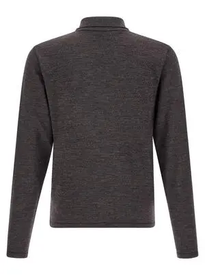 LEMAIRE Mouliné Wool Polo Shirt
