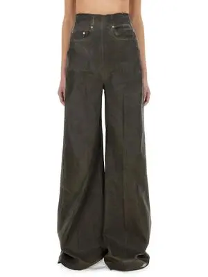 Rick Owens Dirt Cooper Denim Pants - Gray