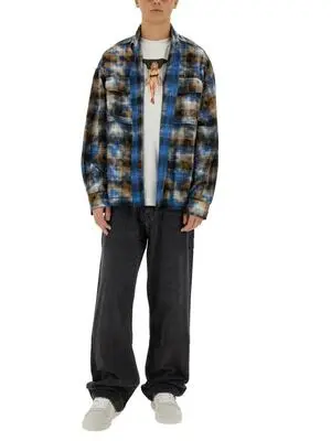 Palm Angels Plaid Shirt - Multicolor