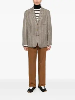Valentino Garavani Cotton Straight Trousers - Multicolor