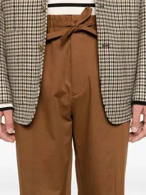 Valentino Garavani Cotton Straight Trousers - Multicolor