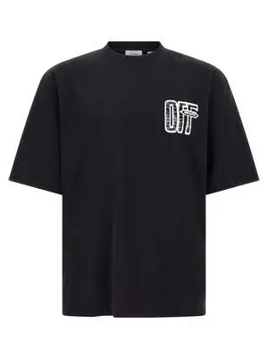 Off-White Motion Arrow Skate' T-shirt - Black