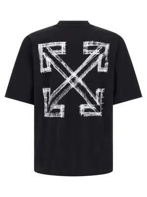 Off-White Motion Arrow Skate' T-shirt - Black