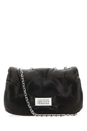 MAISON MARGIELA Maison Margiela Women Black Nappa Leather Medium Glam Slam Shoulder Bag Black