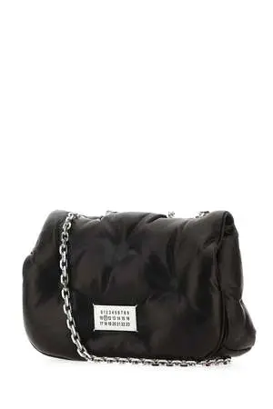 MAISON MARGIELA Nappa Leather Medium Glam Slam Shoulder Bag - Black
